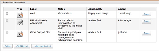 Step 4: Link or add General Documentation | S2S Userguide